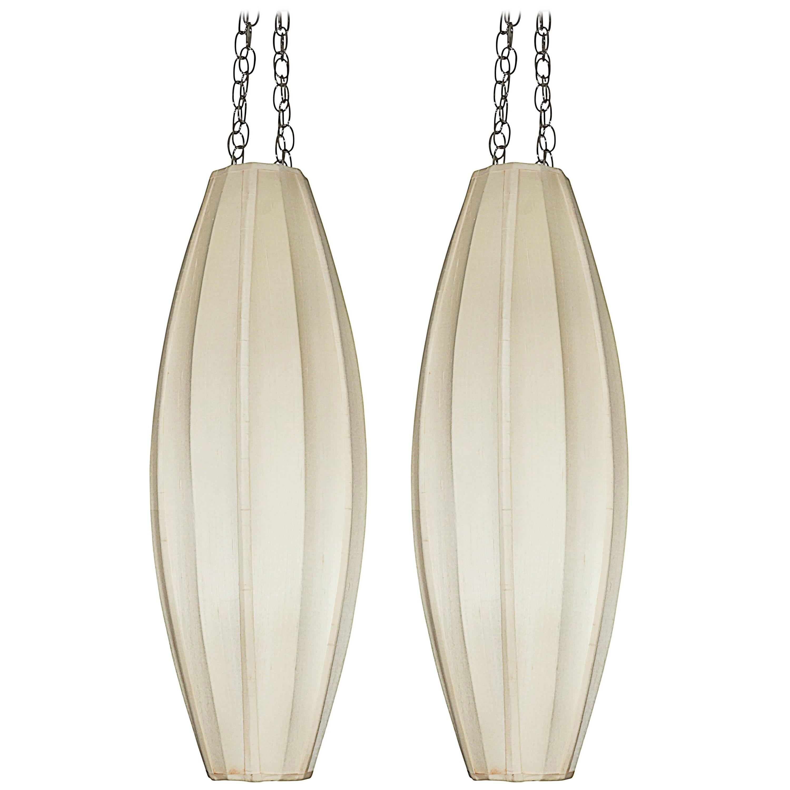 Pair of Contemporary Asian Inspired Silk Lanterns at 1stDibs | asian ...
