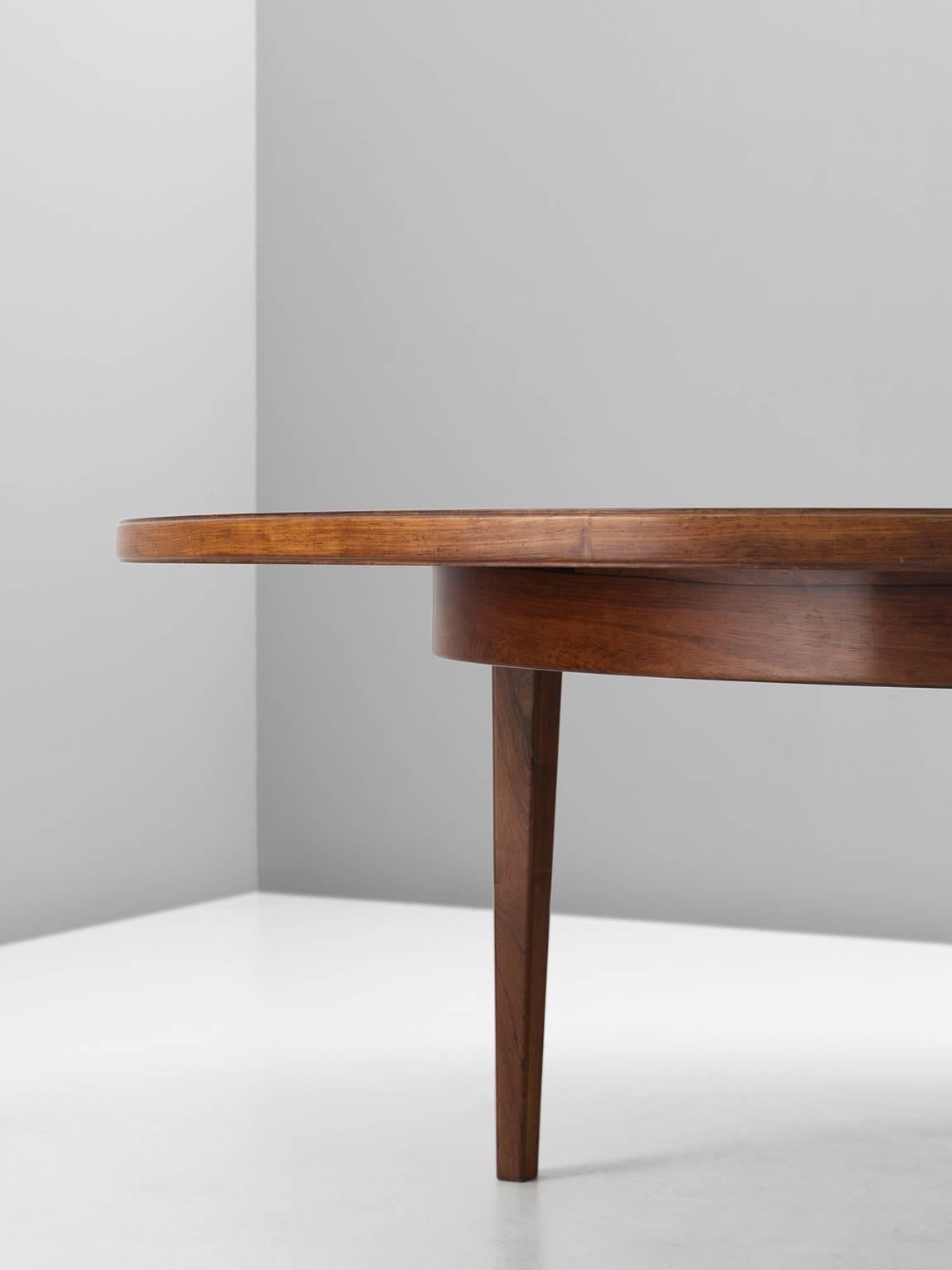 Large 230cm / 90.6 inches Round Conference Table in Rosewood For Sale ...