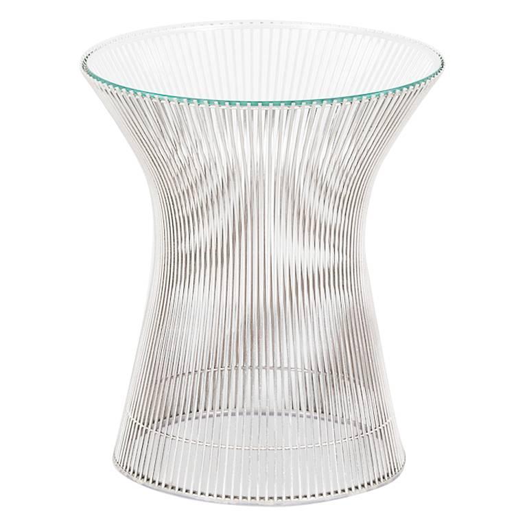 Warren Platner Steel Wire Side Table for Knoll at 1stDibs