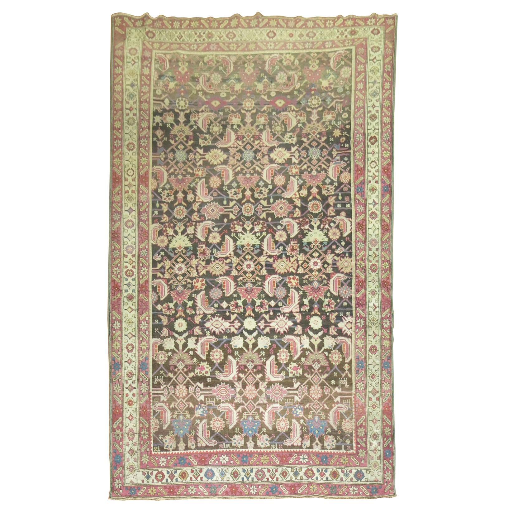 Vintage Russian Karabagh Vladimir Lenin Rug For Sale at 1stdibs