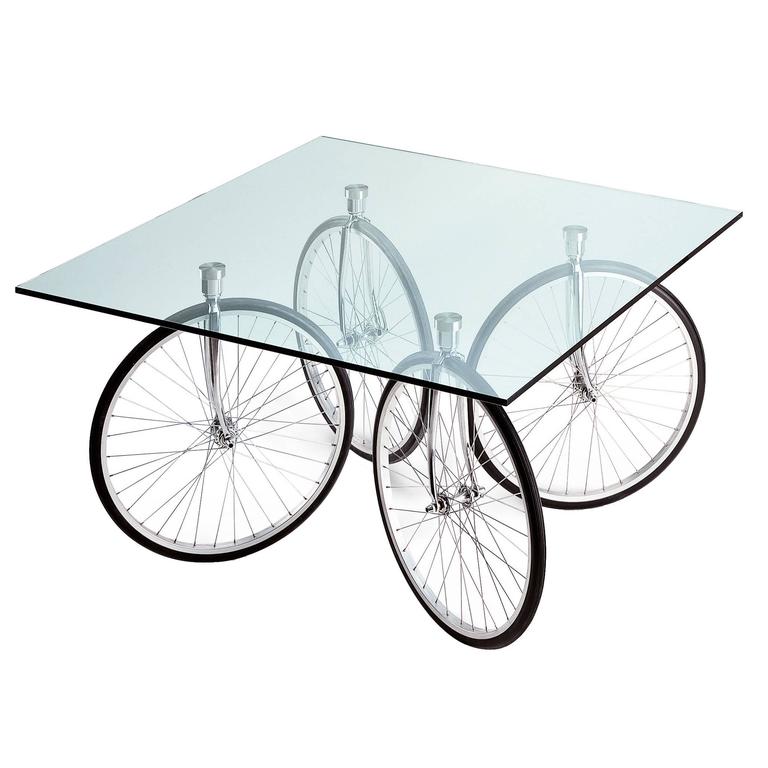 Tour Table with Glass Top Designed by Gae Aulenti for Fontana Arte For ...