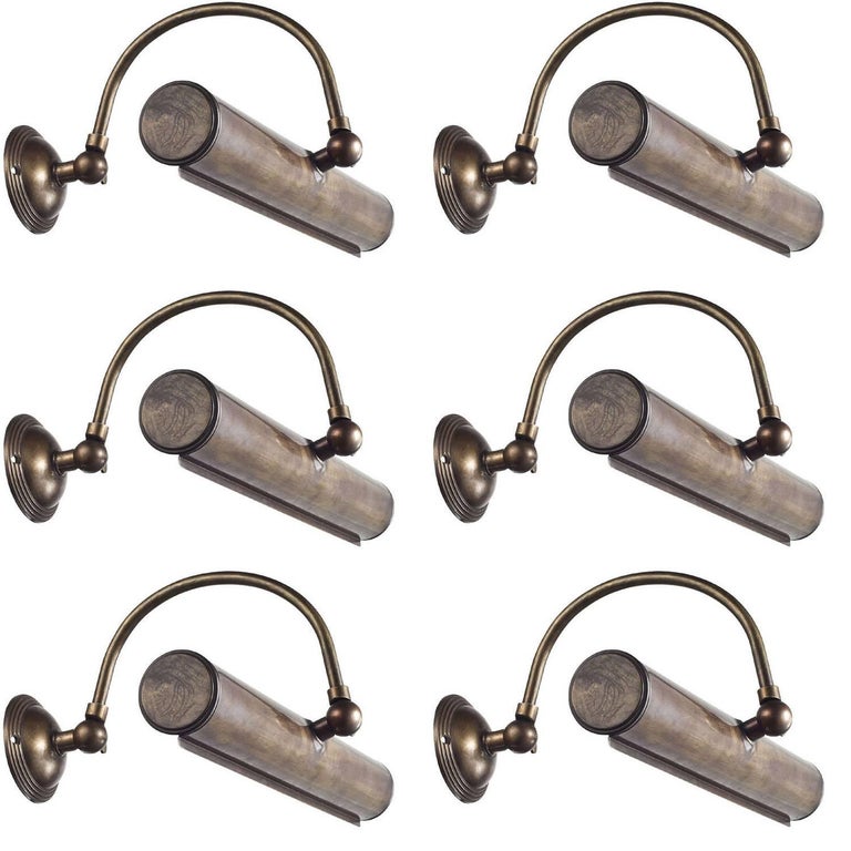 Wall-Mounted Library-Picture Light, Made in Italy For Sale at 1stDibs