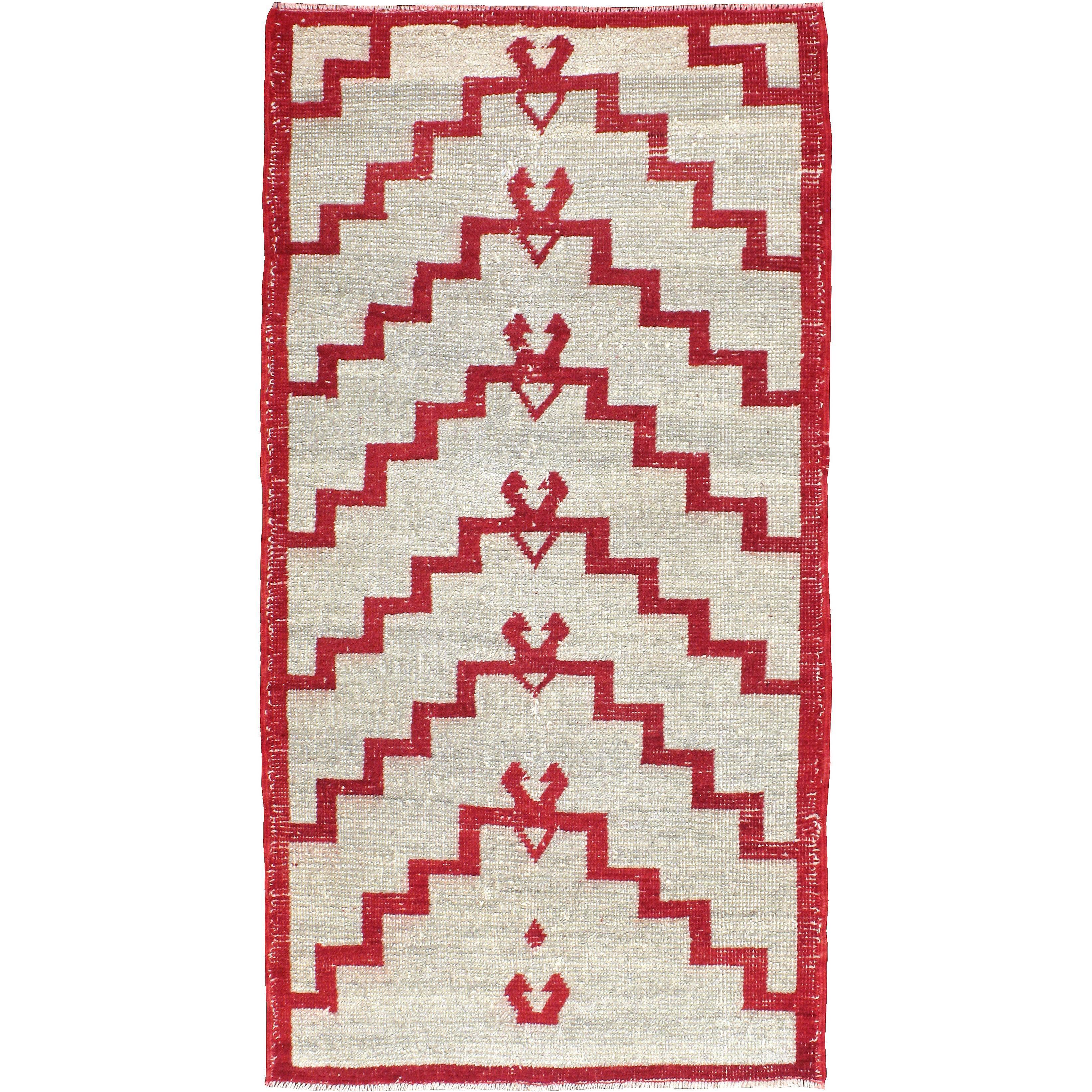 Vintage Turkish Tulu Rug For Sale at 1stDibs