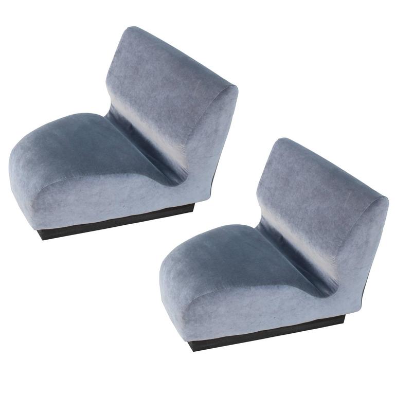 Pair of Herman Miller Chadwick Modern Modular Triangular Chairs Grey ...