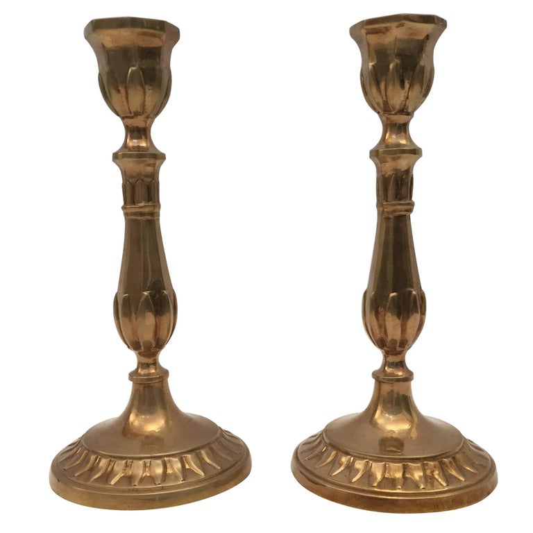 Pair of Antique Victorian Candlesticks For Sale at 1stDibs | french ...