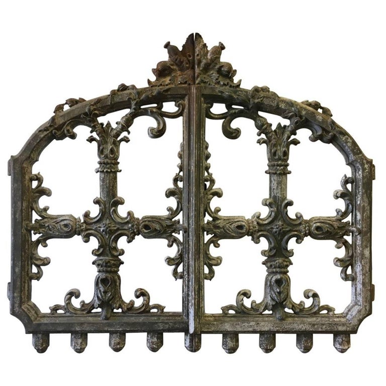 19th Century Scottish Thistle Garden Gate at 1stDibs