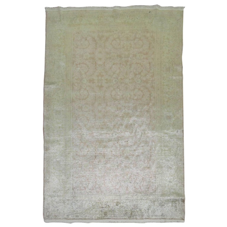 Pink Silk Turkish Rug For Sale at 1stDibs | pink turkish rug