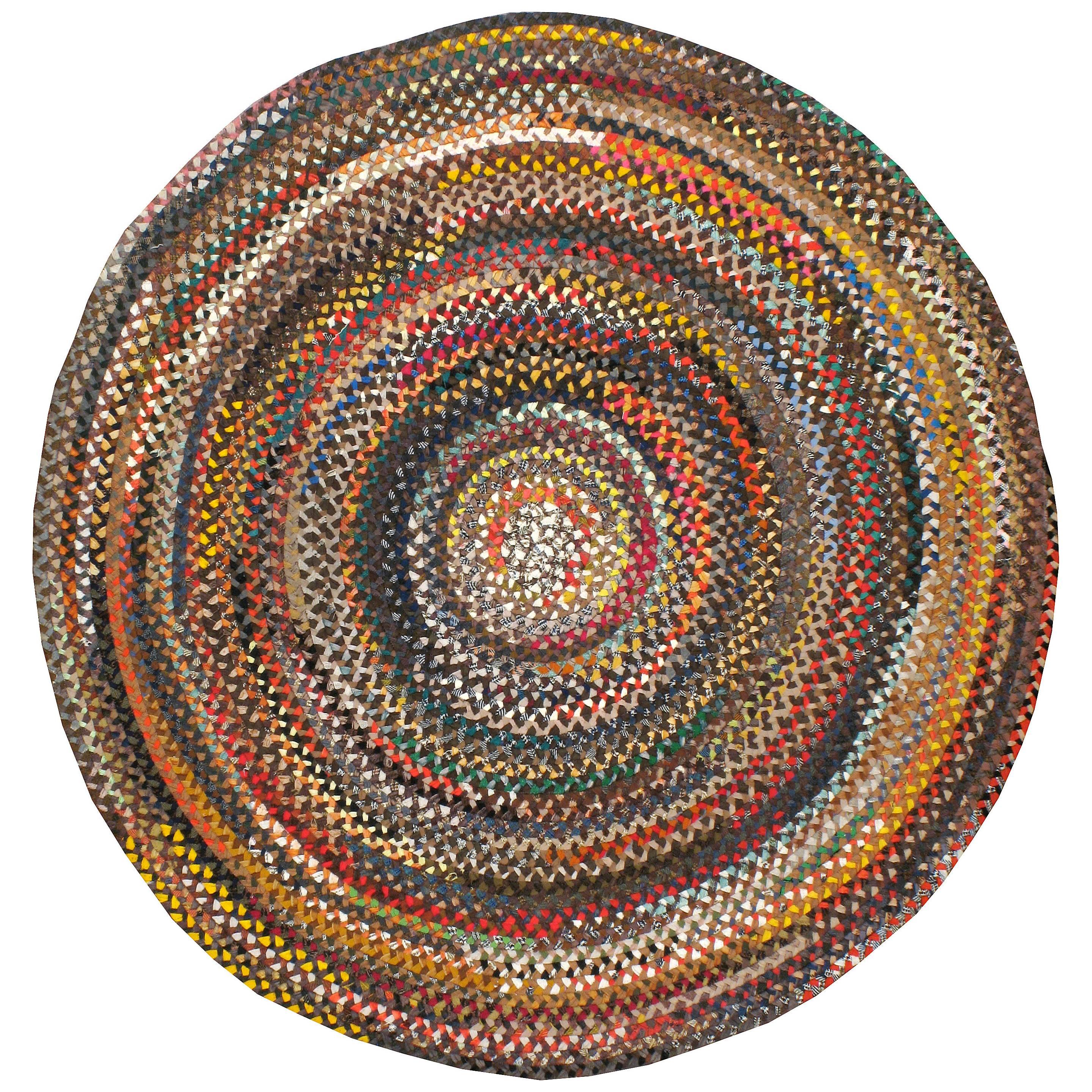 Vintage American Braid Rug at 1stDibs