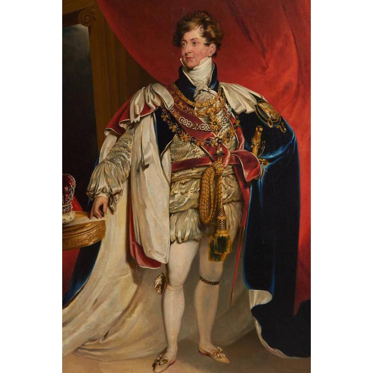 After Sir Thomas Lawrence, Coronation Portrait of King George IV at 1stDibs