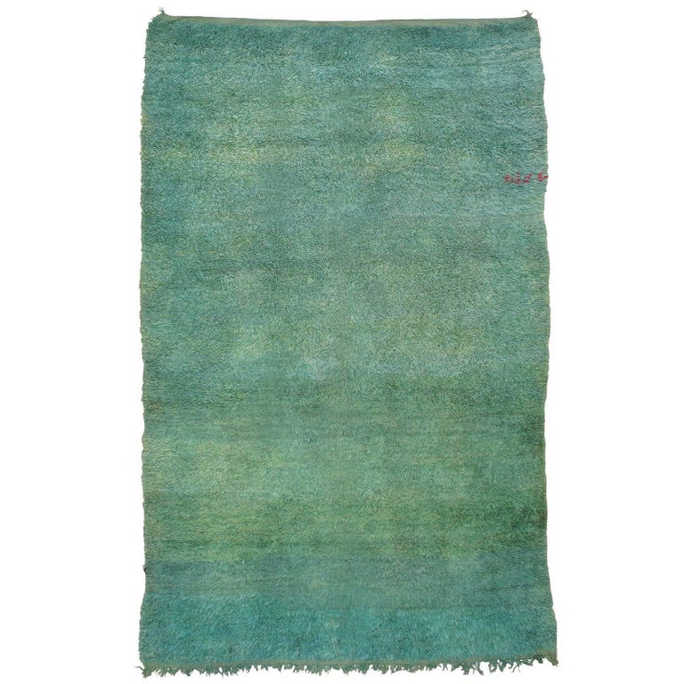 Green Moroccan Berber Rug at 1stDibs | green berber rug, moroccan rug green