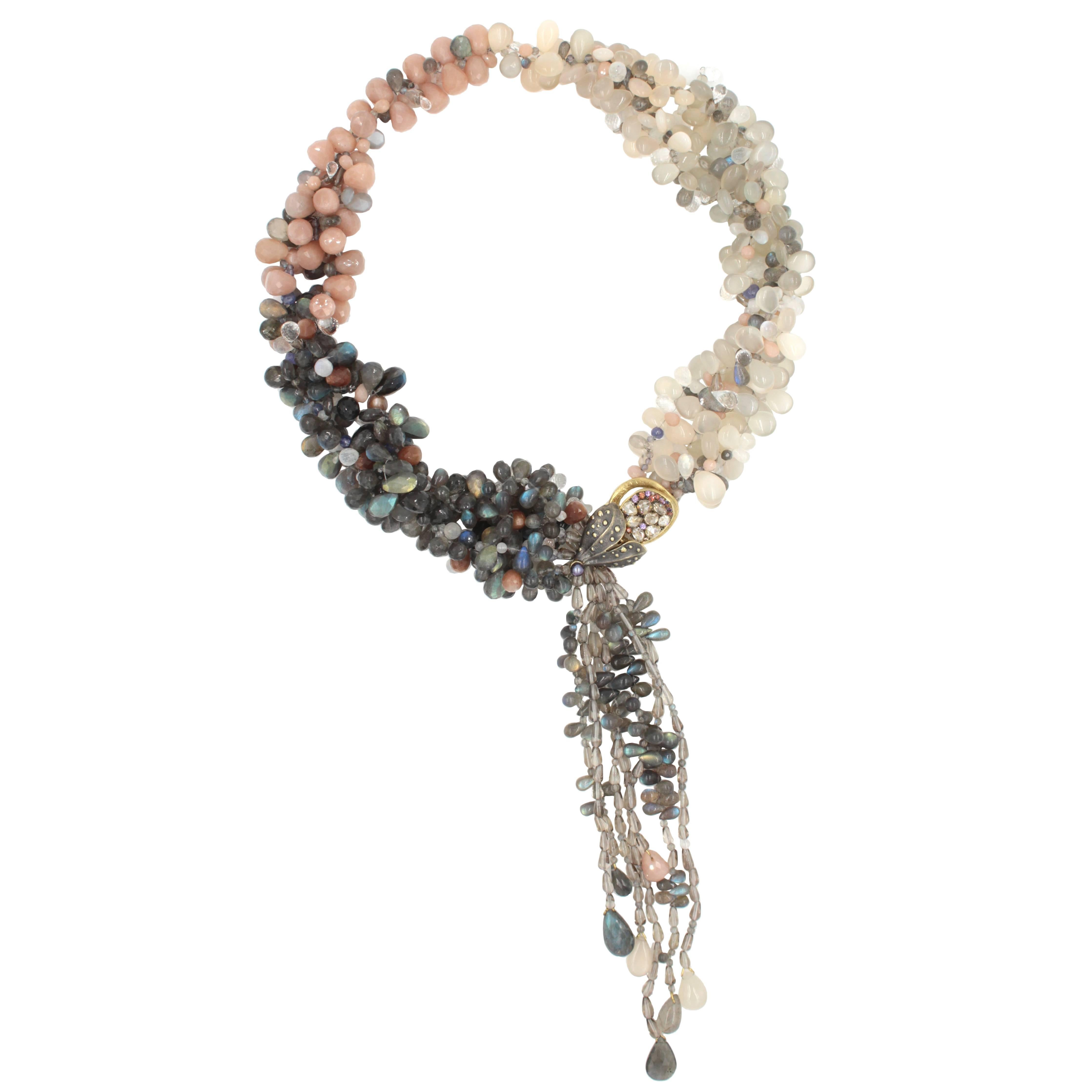 Labradorite Moonstone Sunstone Tanzanite Crystal Quartz Diamond Gold ...