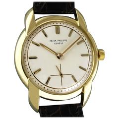 Patek Philippe Yellow Gold Ellipse Wristwatch with Hobnail Bezel Ref ...