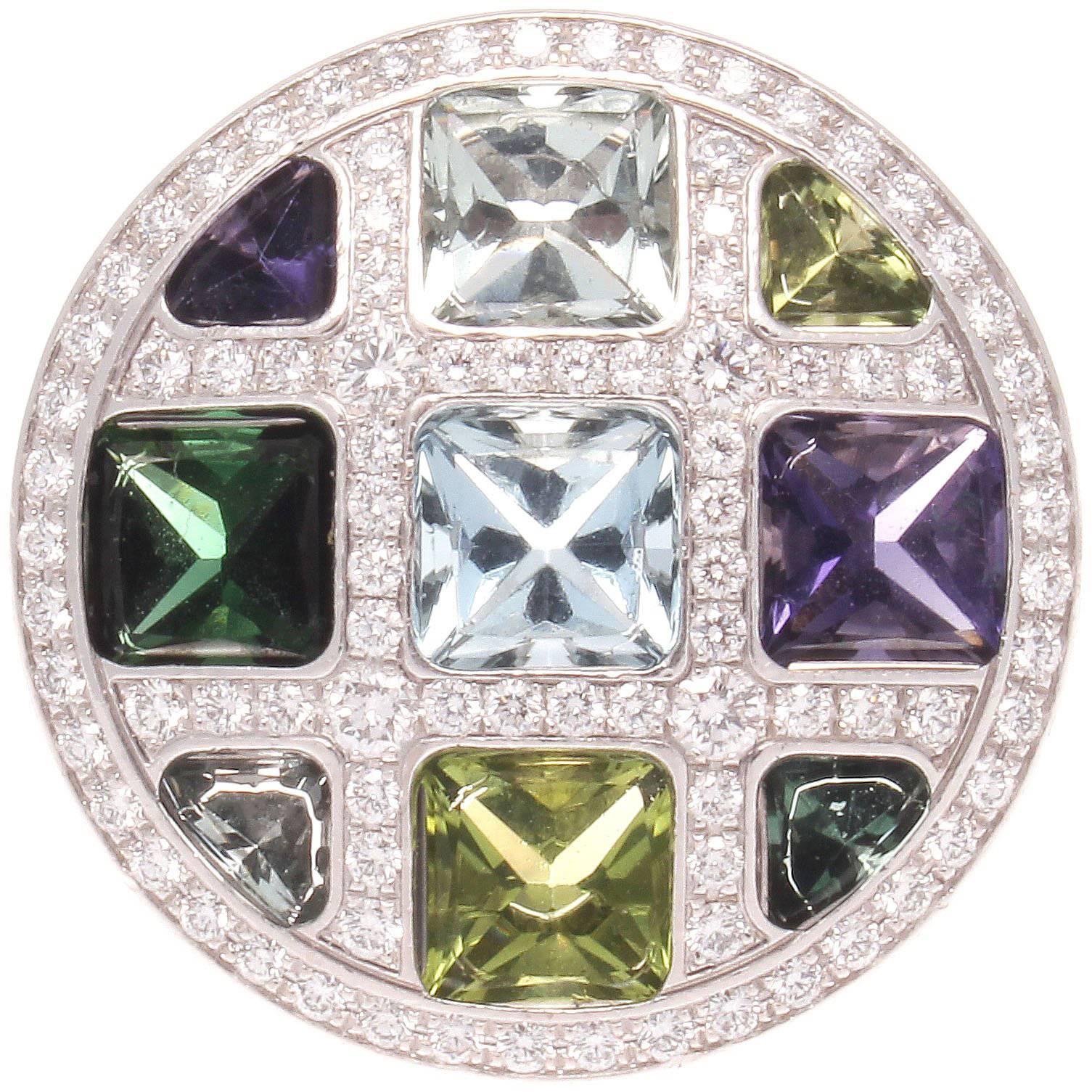 Cartier Colorful Pasha Diamond Gold Ring For Sale at 1stDibs | cartier ...