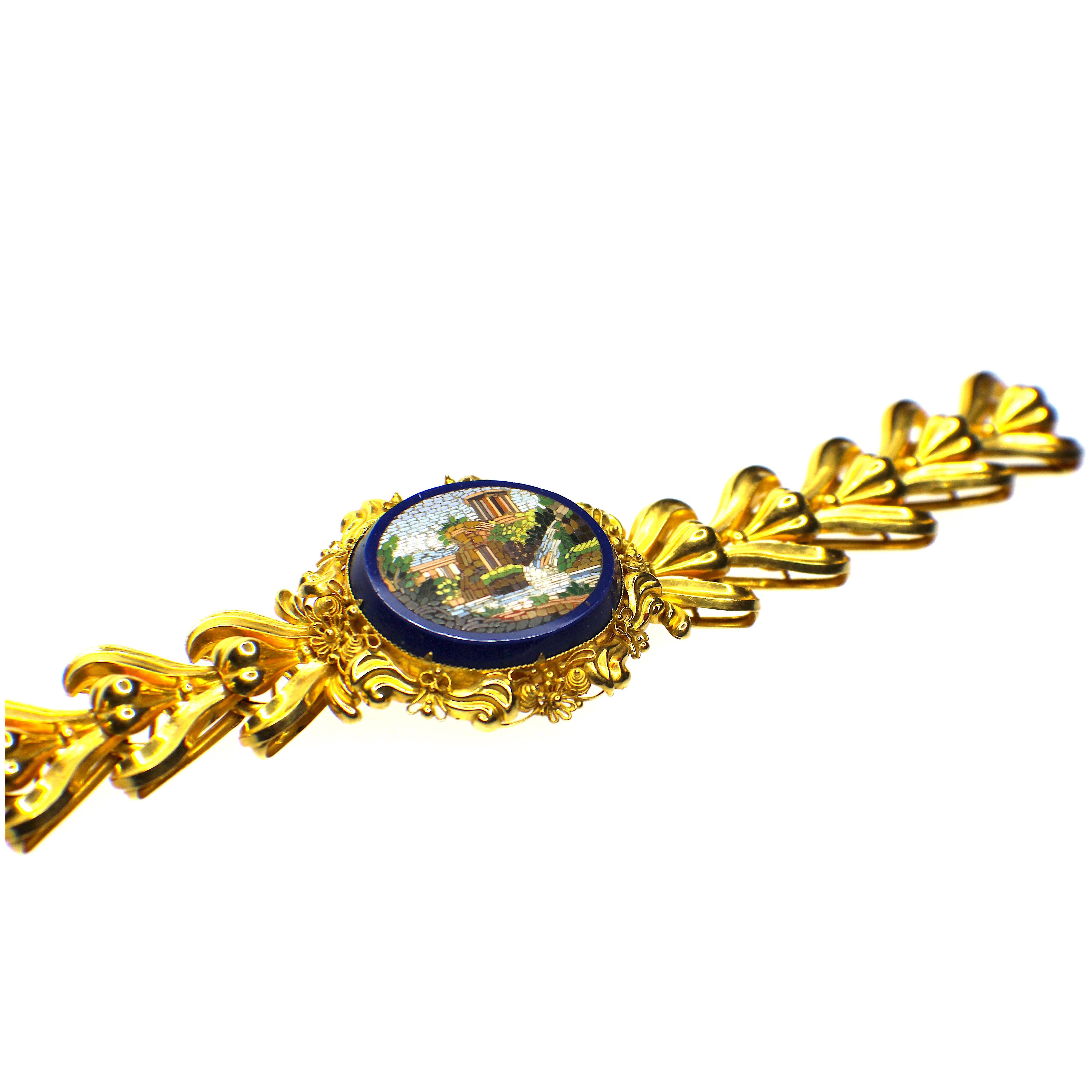 Antique Micro Mosaic Bracelet at 1stDibs | micro mosaic bracelets