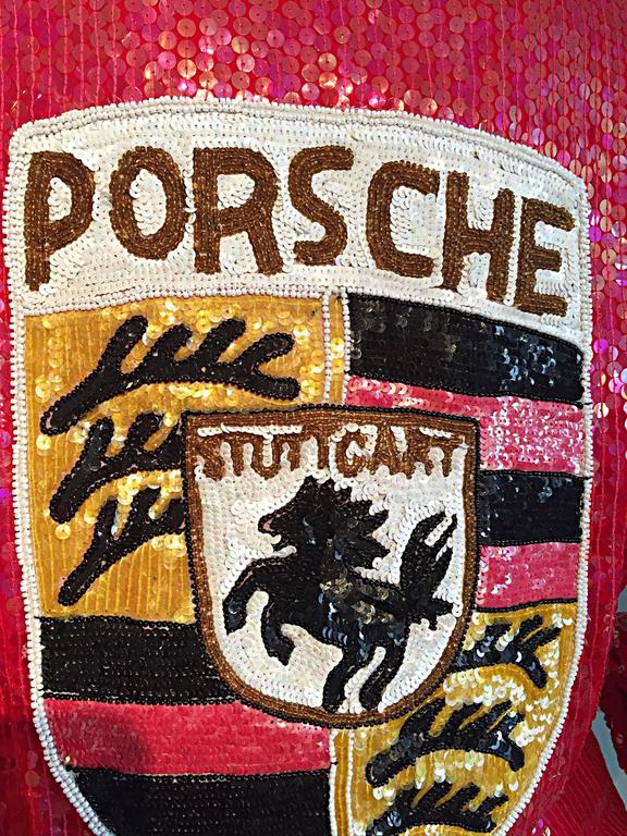 Rare Vintage Jeanette Kastenberg Porsche Sequin One - Off Sequin ...
