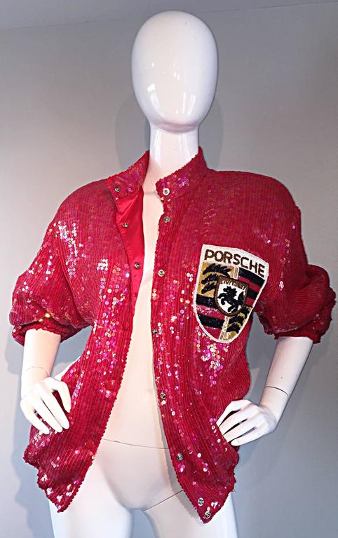 Rare Vintage Jeanette Kastenberg Porsche Sequin One - Off Sequin ...