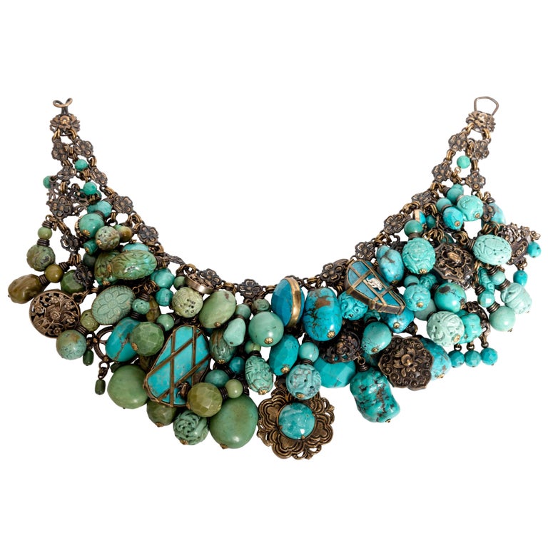 Stunning Stephen Dweck Necklace at 1stDibs | fossil ombre necklace