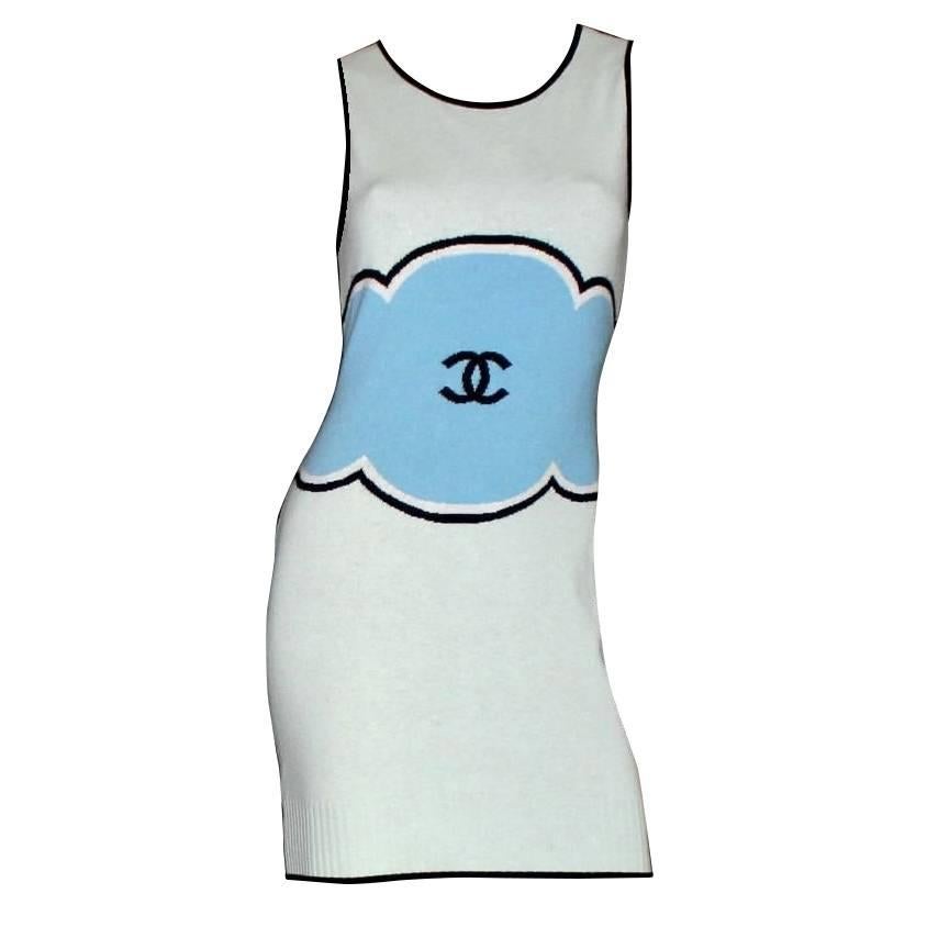 Chanel Logo Dress - 32 For Sale on 1stDibs