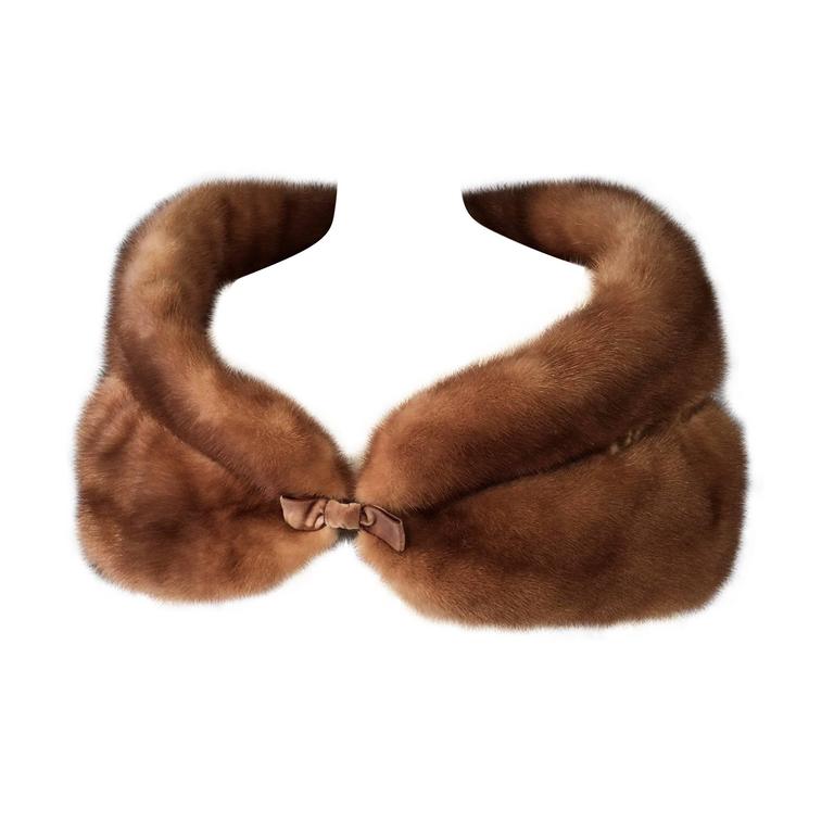 Schiaparelli Mink Princess Stole, 1950s at 1stDibs
