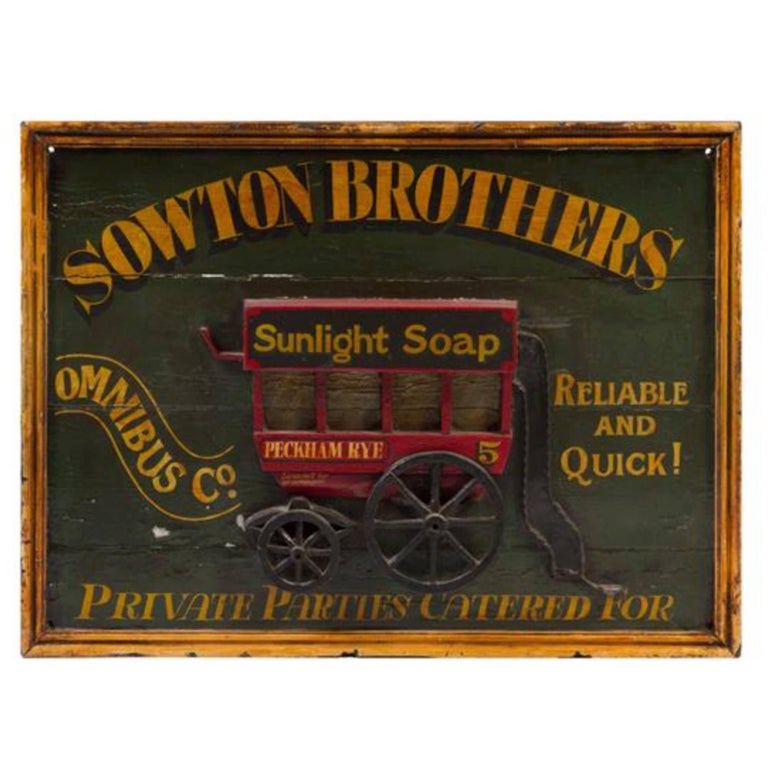 19th Century English Trade Sign For Sale at 1stDibs