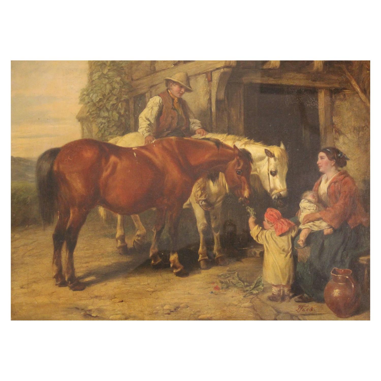 Thomas Faed Painting at 1stdibs