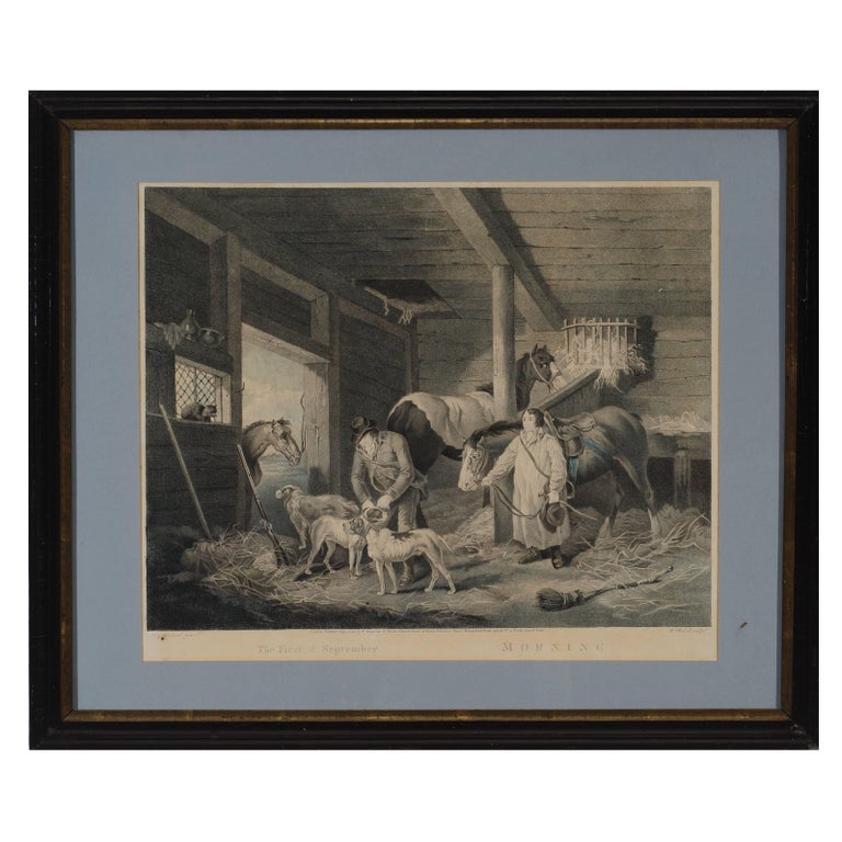 The First of September "Morning" Engraving, 1799 For Sale at 1stDibs