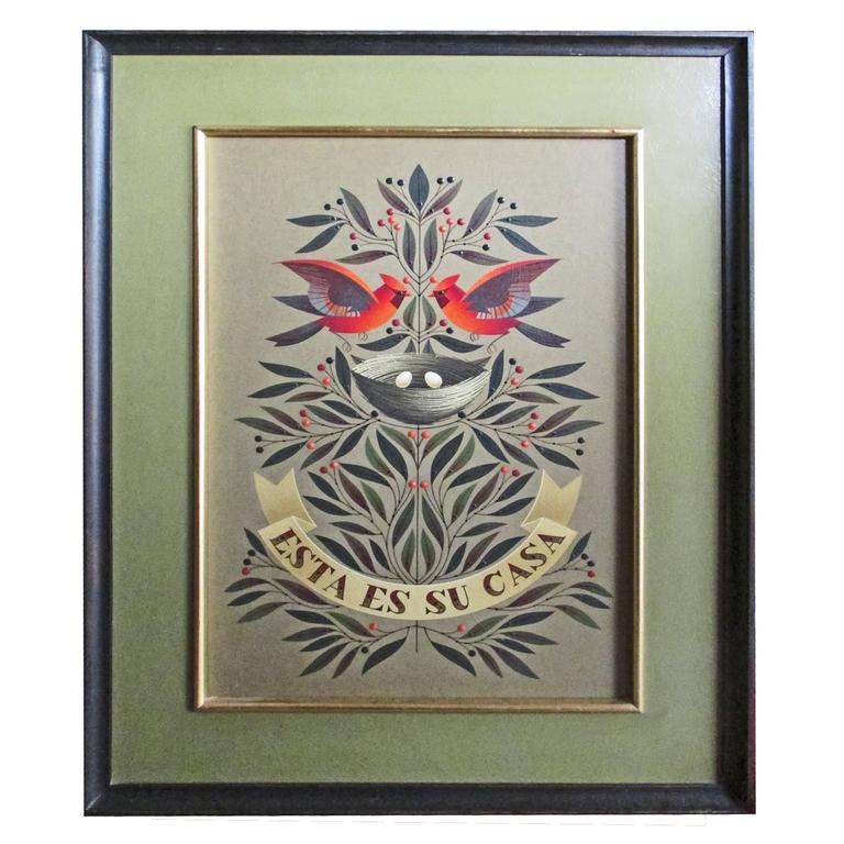 Alejandro Rangel Hidalgo Painting "Esta es su Casa" Welcome, Mexico ...