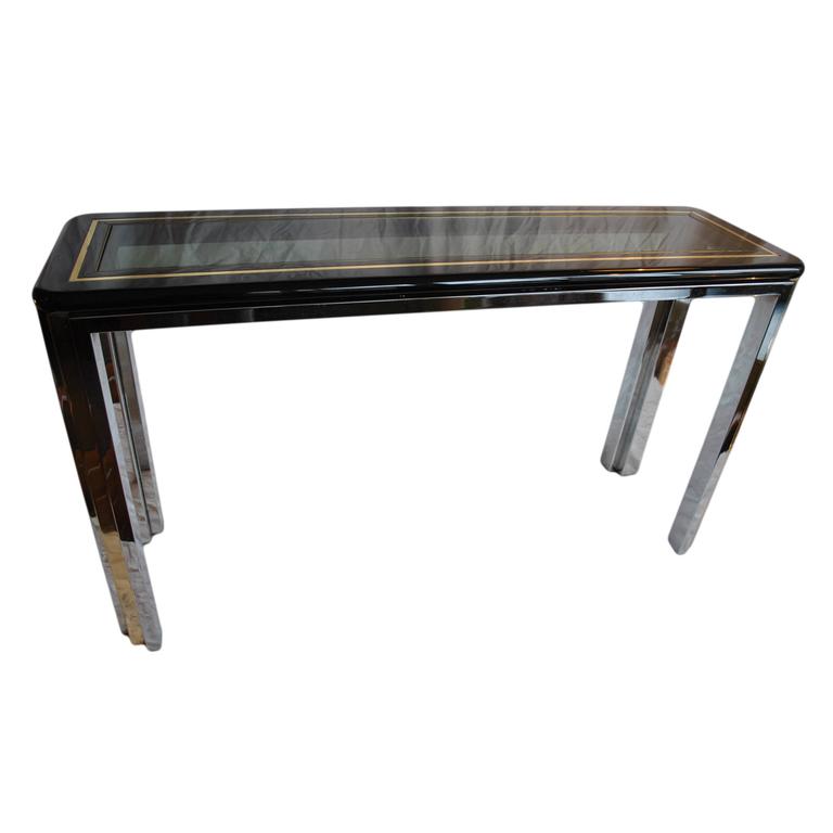Italian 70's Console Table at 1stDibs