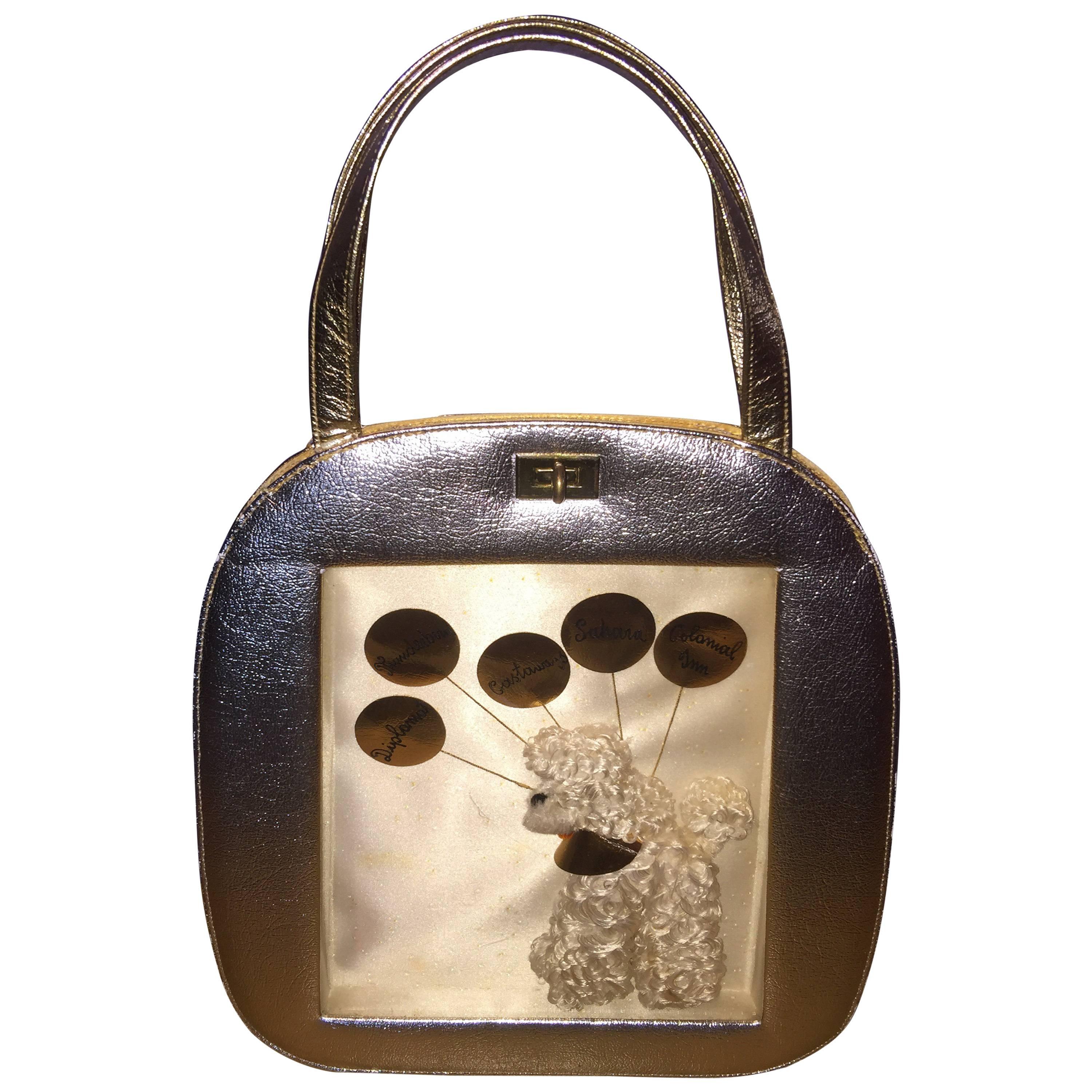 Fantastic 1950s Las Vegas Poodle Handbag For Sale at 1stDibs