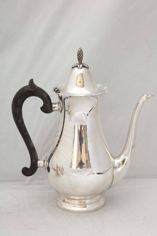 Sterling Silver American Colonial Style Three Piece Coffee or Tea Set ...