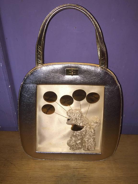 Fantastic 1950s Las Vegas Poodle Handbag For Sale at 1stDibs