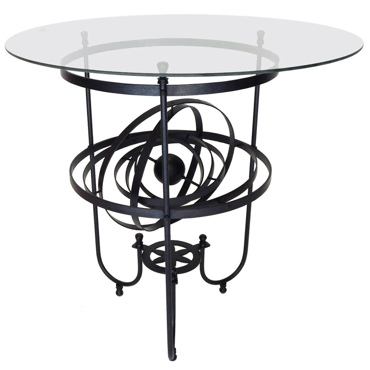 Iron Armillary Side Table Base at 1stDibs