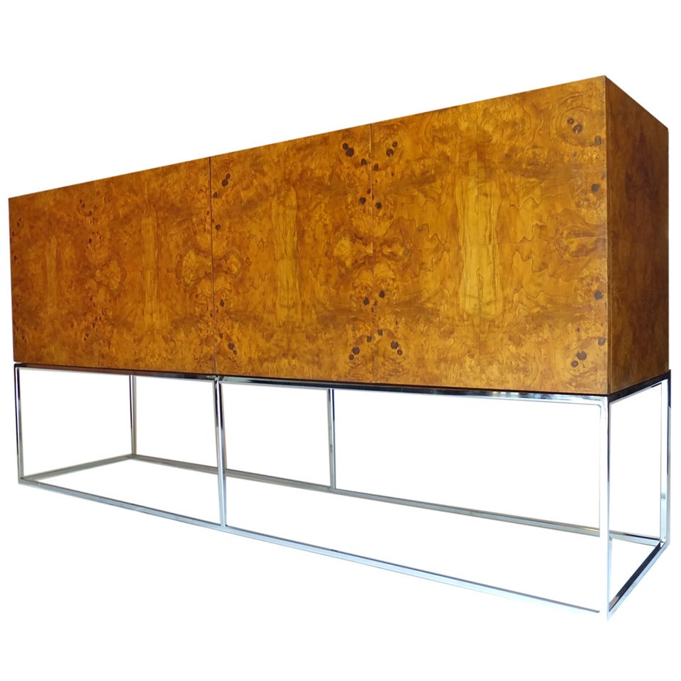 Milo Baughman Console at 1stDibs