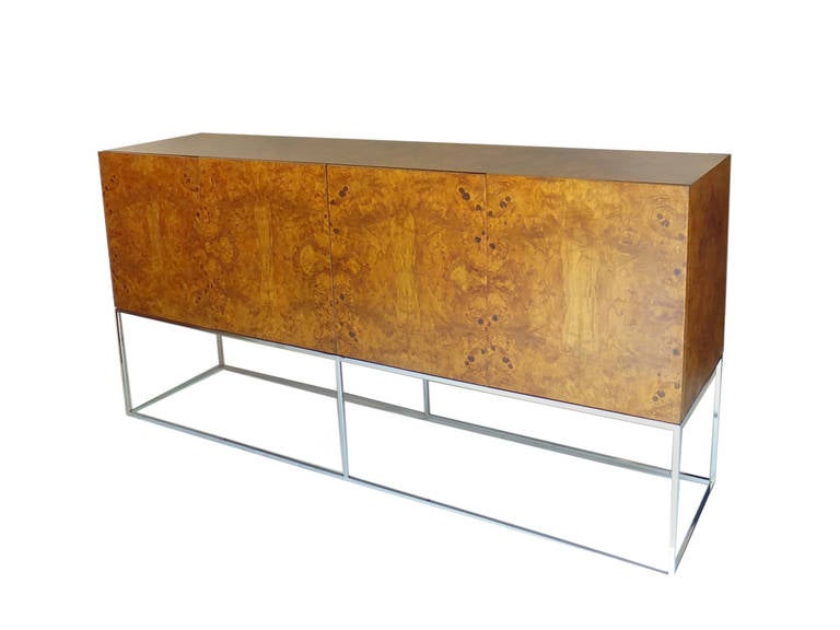 Milo Baughman Console at 1stDibs