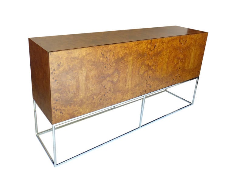 Milo Baughman Console at 1stDibs