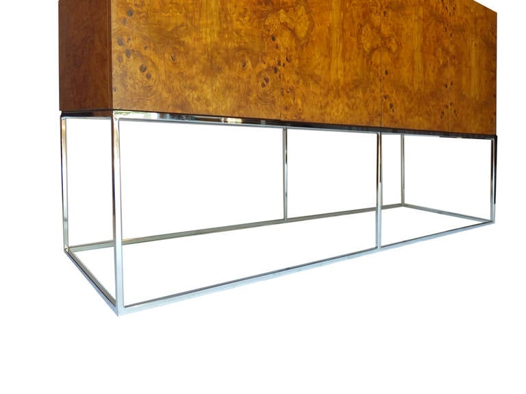 Milo Baughman Console at 1stDibs