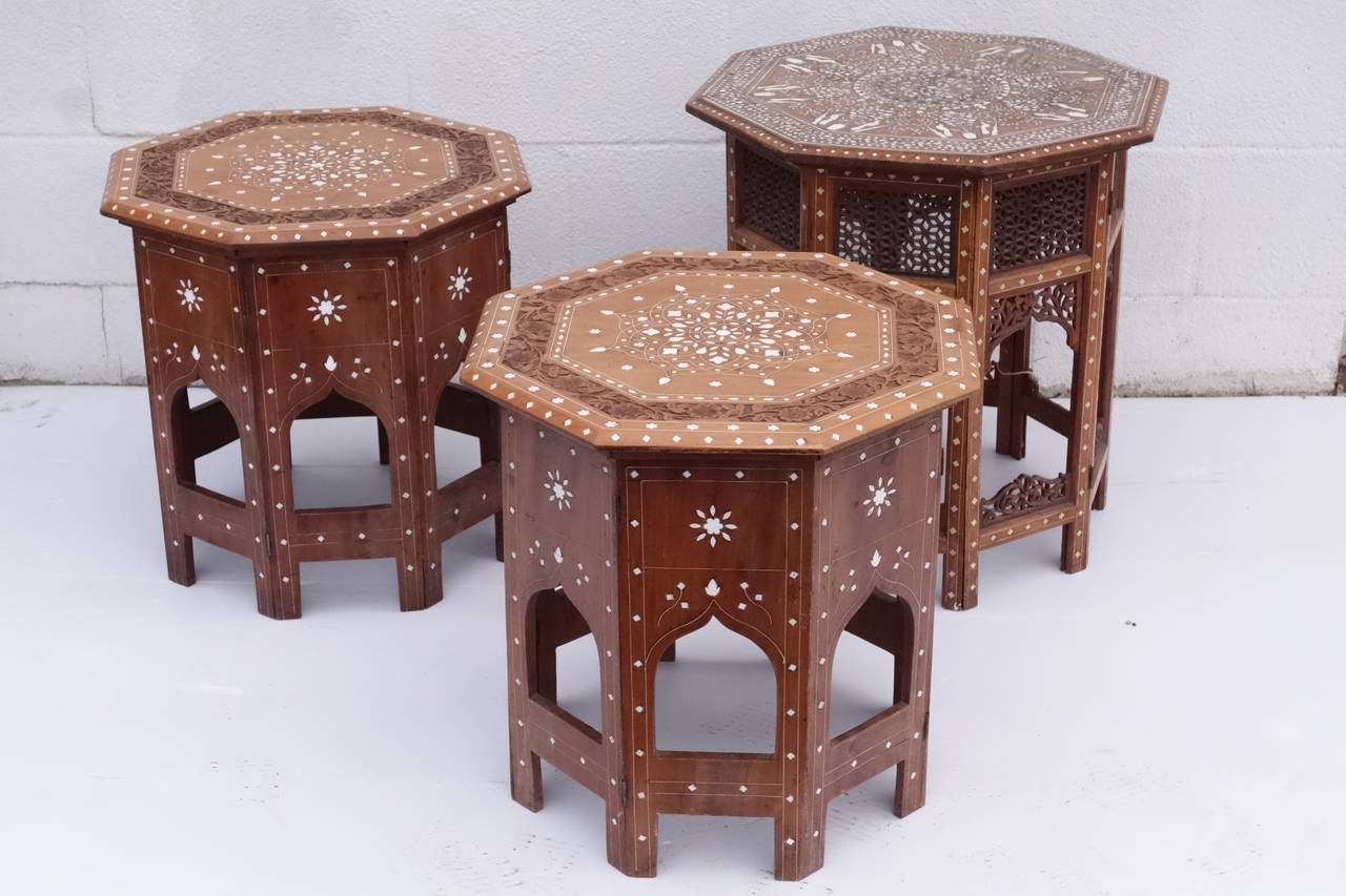 Kashmiri Inlaid Tables For Sale at 1stDibs