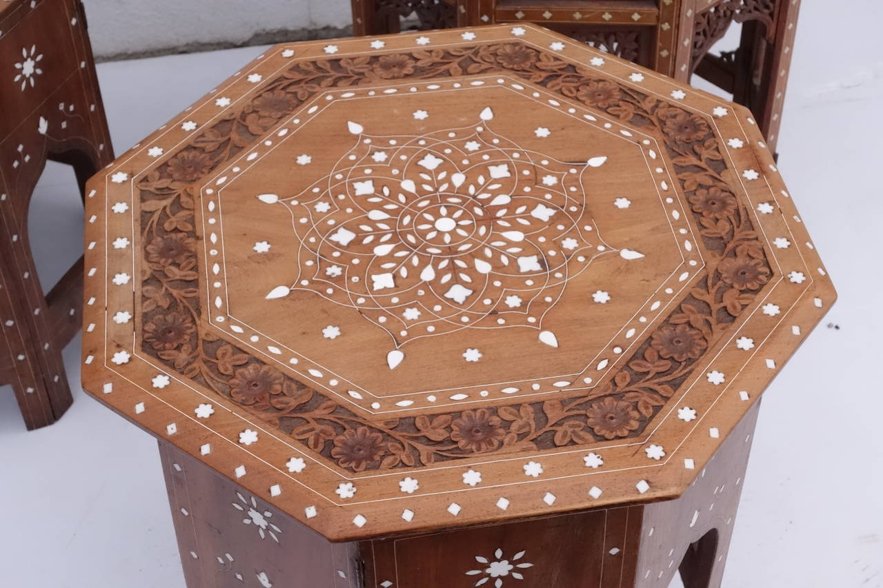Kashmiri Inlaid Tables For Sale at 1stDibs