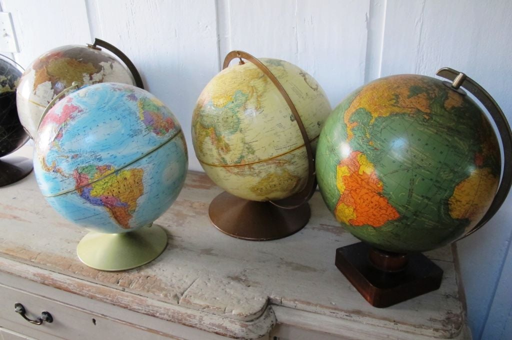 Vintage Globes At 1stdibs