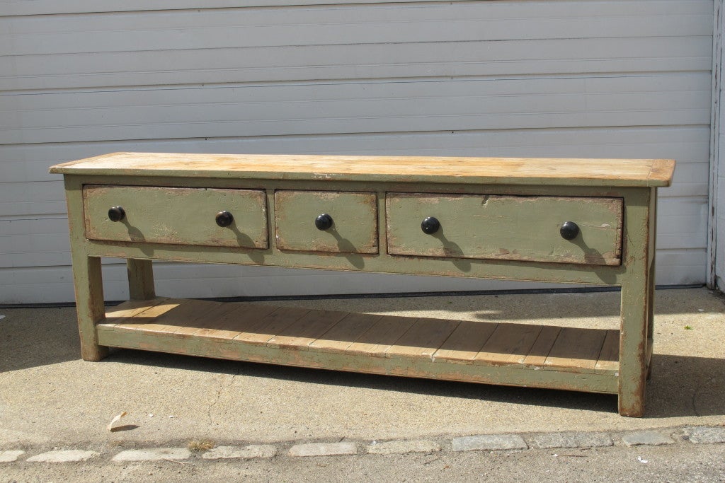 English Pine Server at 1stDibs