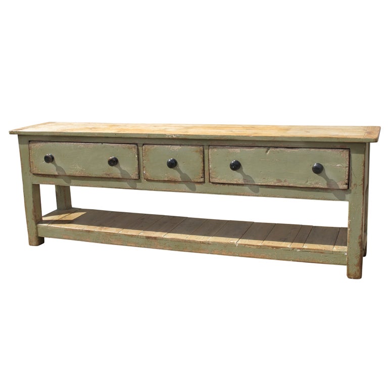 English Pine Server at 1stDibs