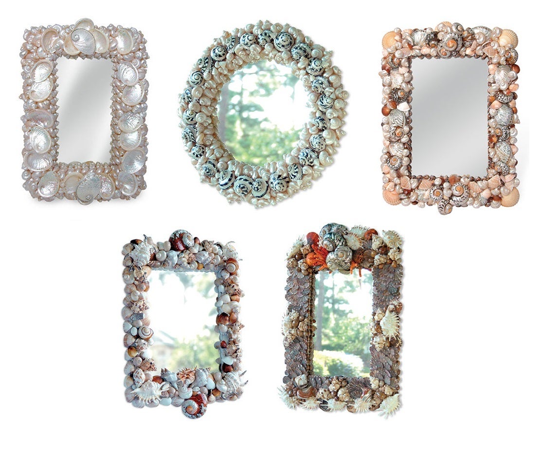 Made-To-Order Shell Mirrors For Sale at 1stDibs