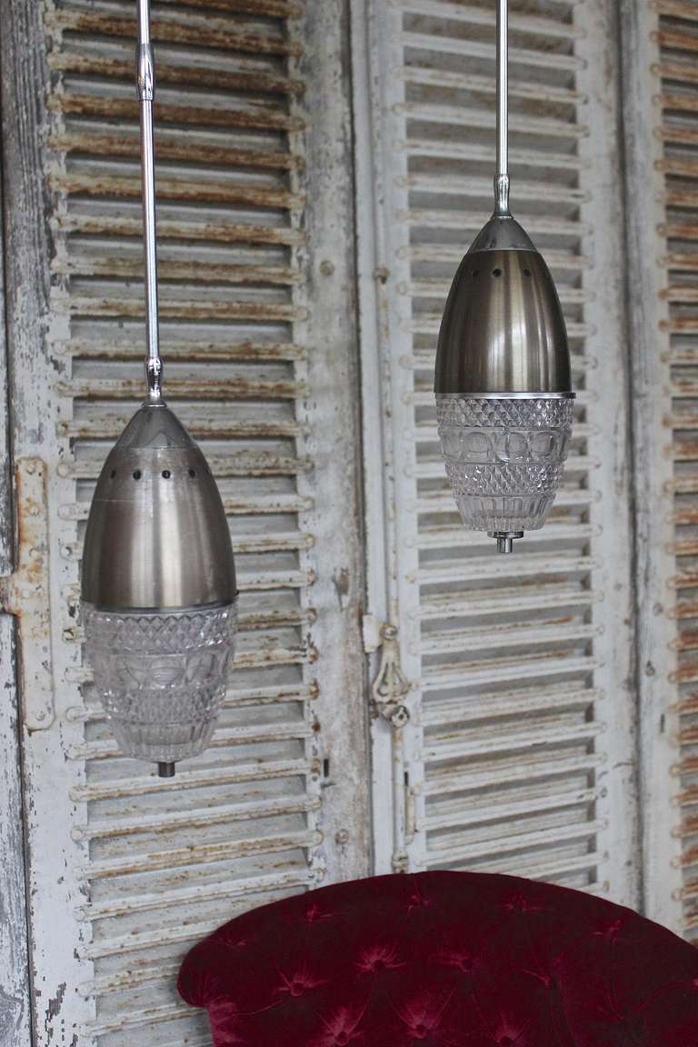 Pair of Italian Hanging Pendants For Sale at 1stdibs