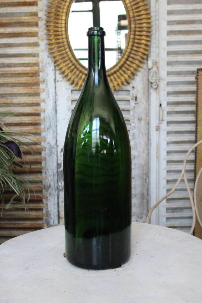 Set of Eight French Champagne Bottles For Sale at 1stDibs