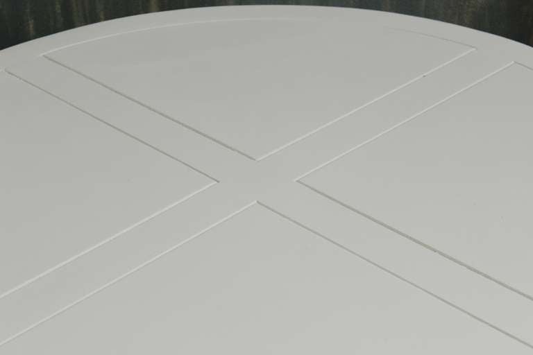 White Painted Center Table at 1stDibs