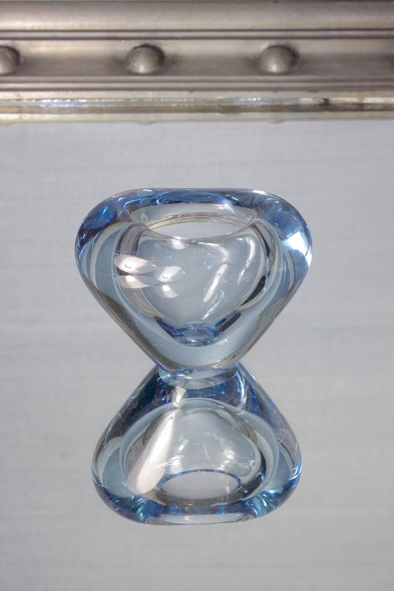 1960s Holmegaard Signed Scandinavian Glass Vase at 1stDibs | glass ...