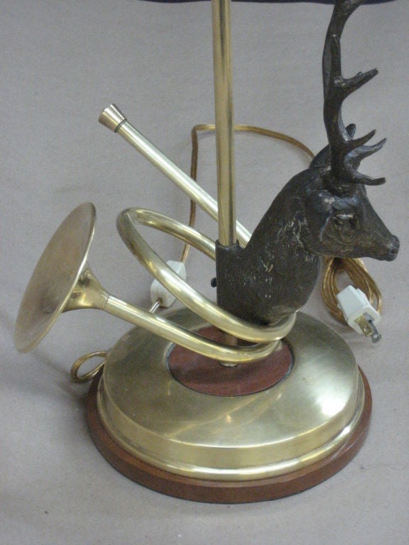 Pair of unusual French Library Table lamps. at 1stDibs