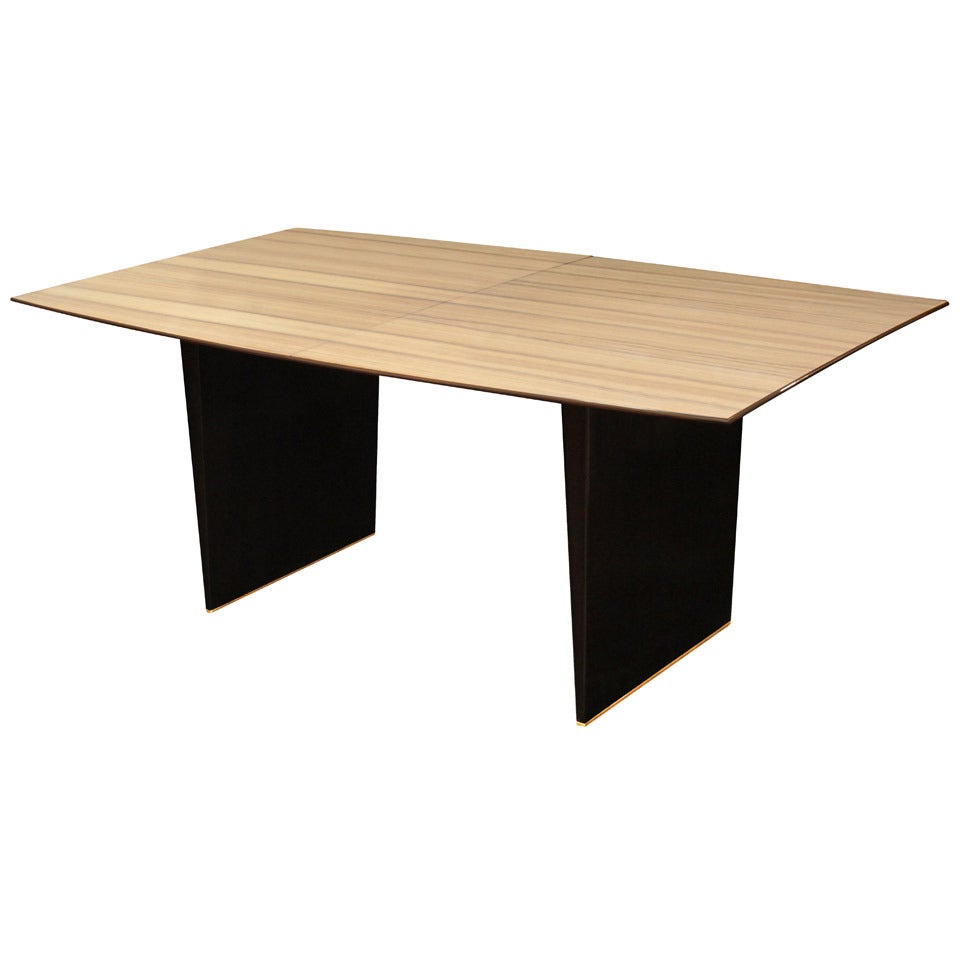 Rare Bleached Tawi Top Dining Table by Edward Wormley at 1stDibs