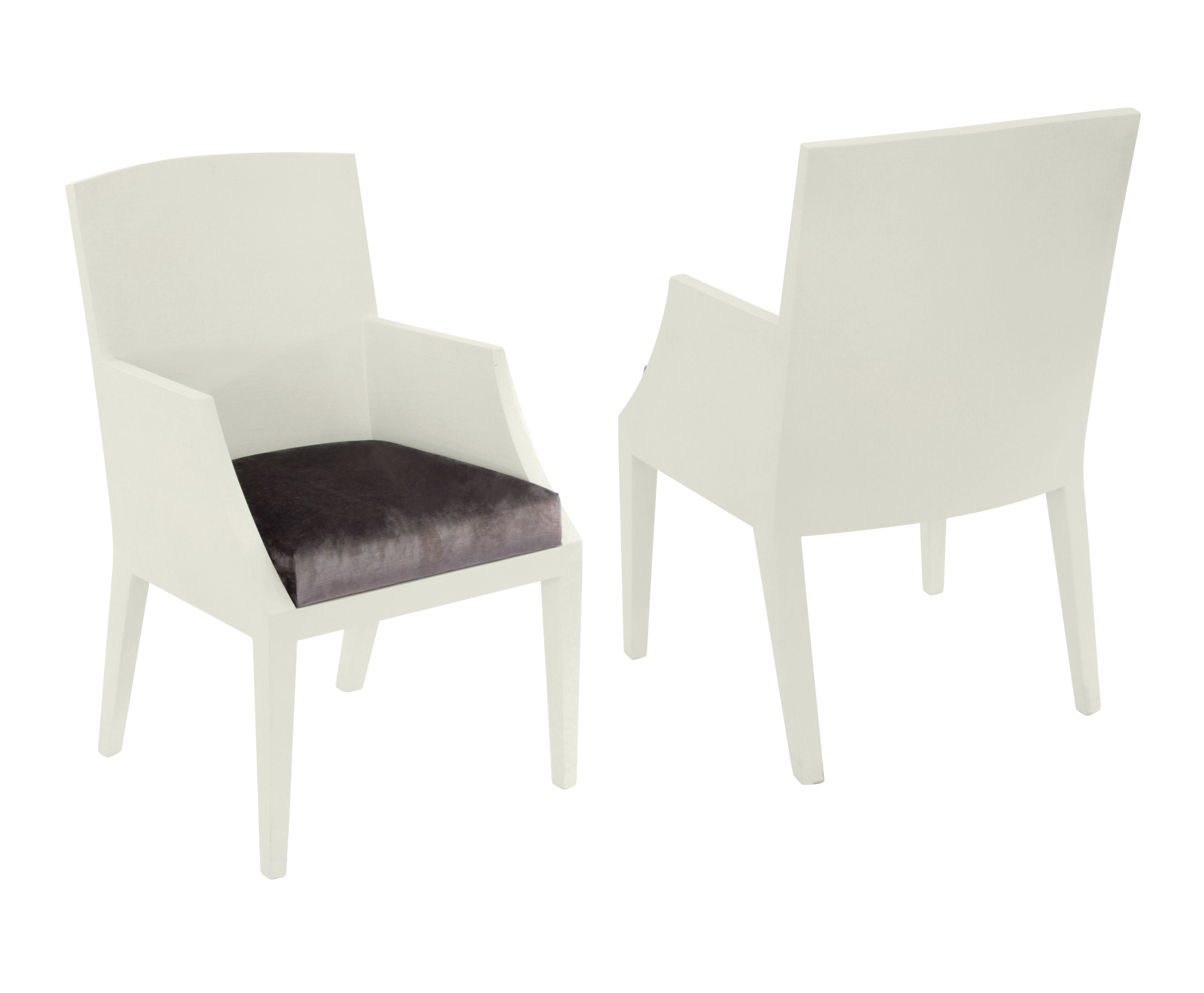 Set of 10 "JMF Dining Chairs" by Karl Springer at 1stDibs