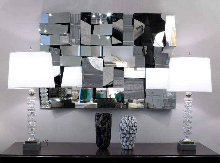 "Cubist Reflections Mirror" by Lobel Originals at 1stDibs